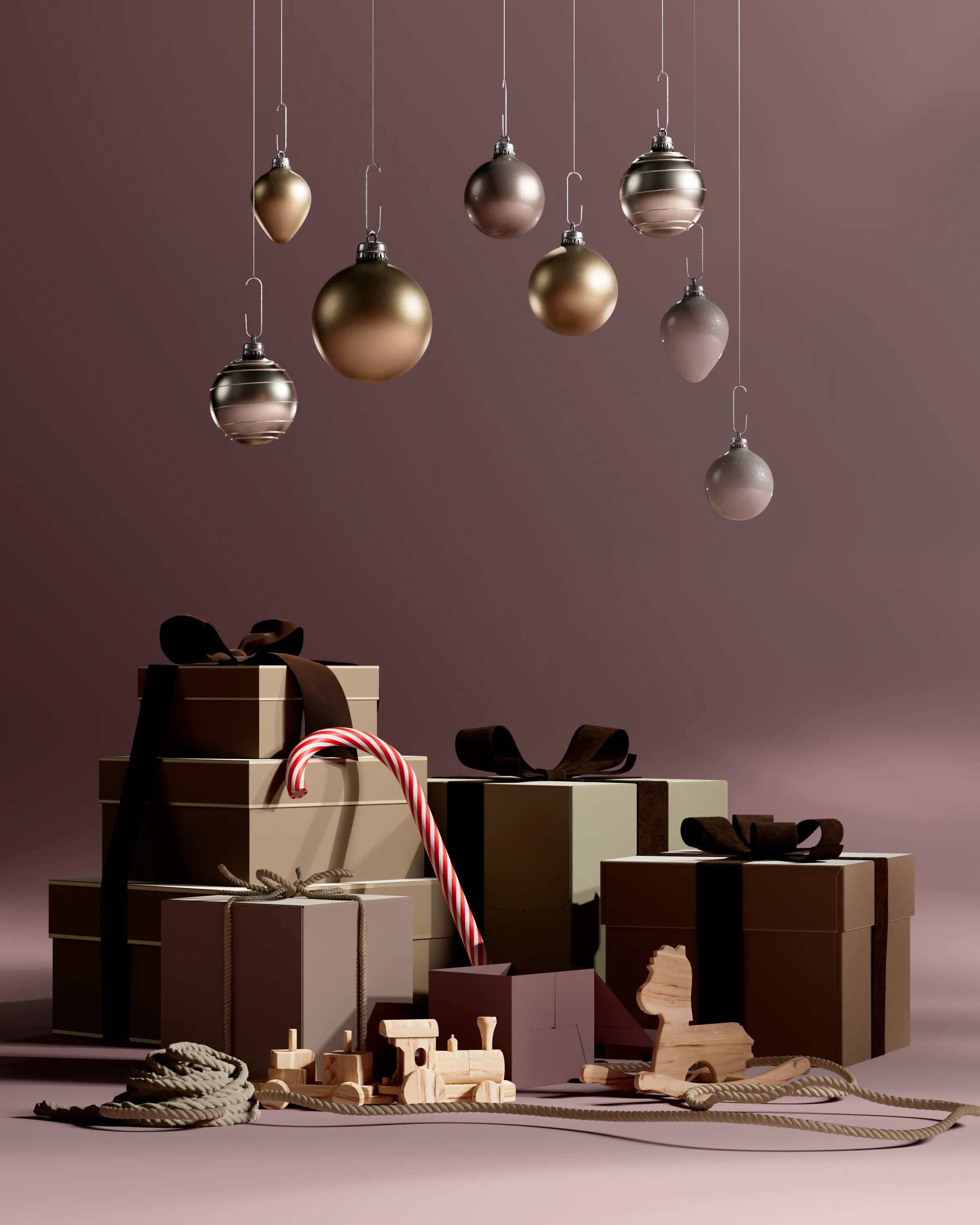 Christmas Set Design — CGI Festive Still Life & Animation | Madeby ...
